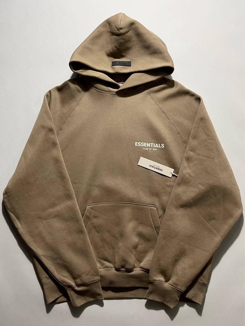 Fear of God - Essentials - S/S22 - Taupe Hoodie on Carousell