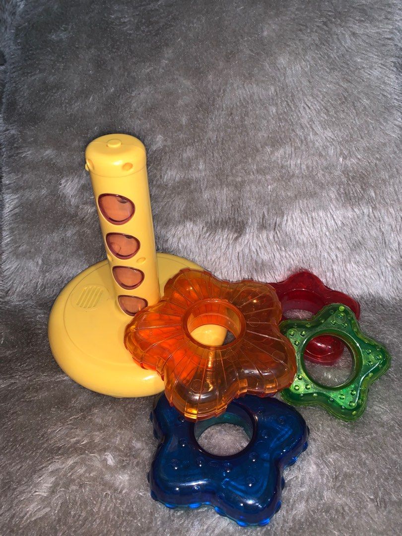 Fisher Price Stacker Toy with lights and sounds for infant baby toddler ...