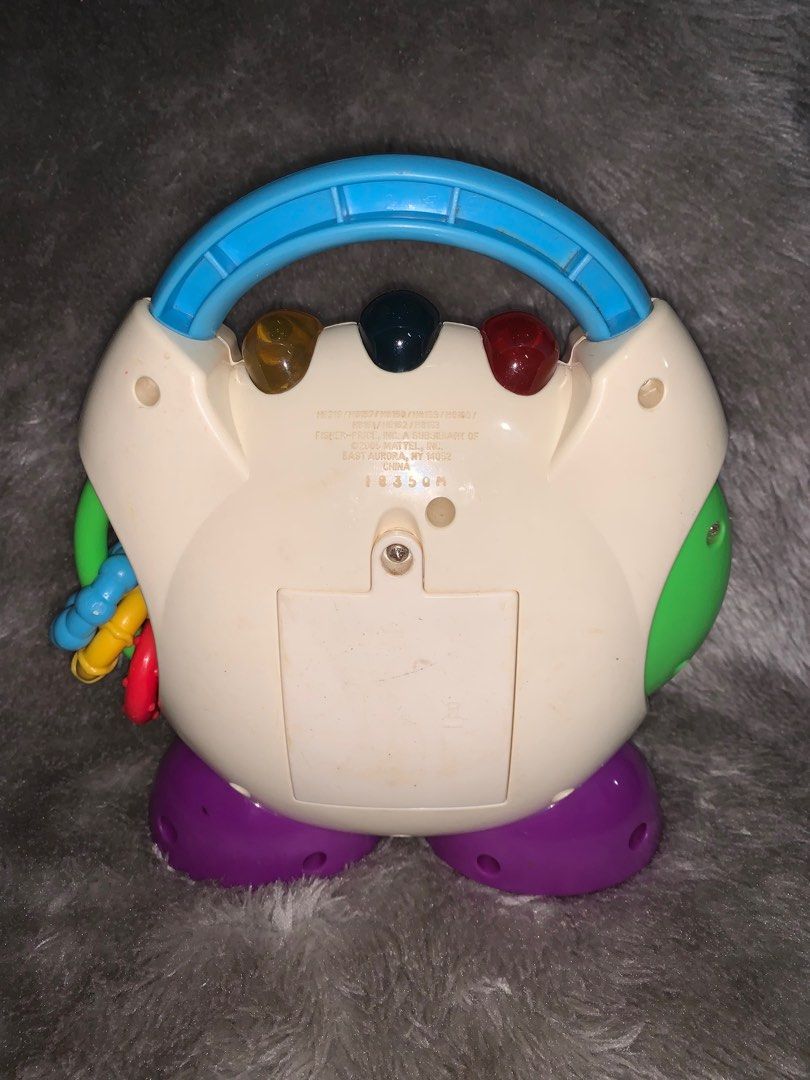 Fisher Price Nursery Rhymes Baby Infant Toddler toy Pretend CD Player ...
