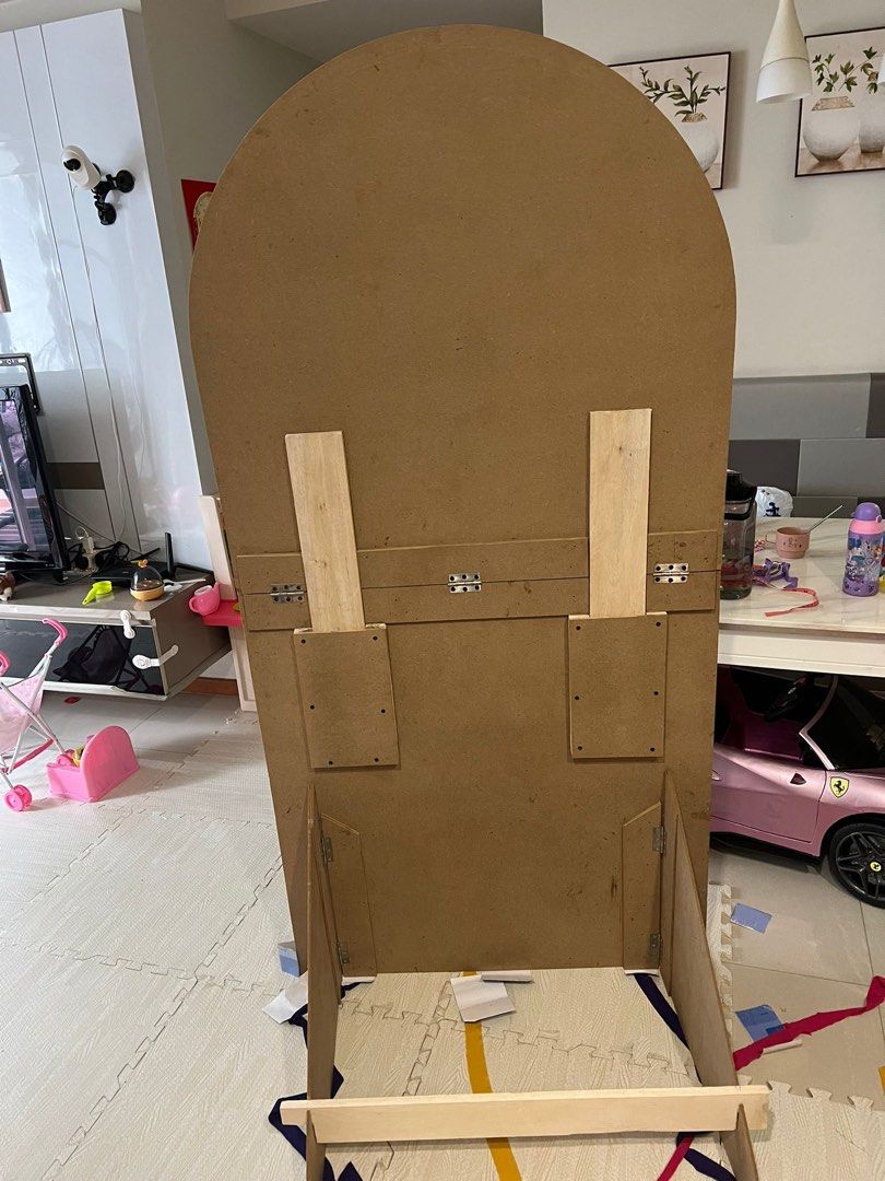 Foldable wooden Arch backdrop setup rental- custom party setup ...