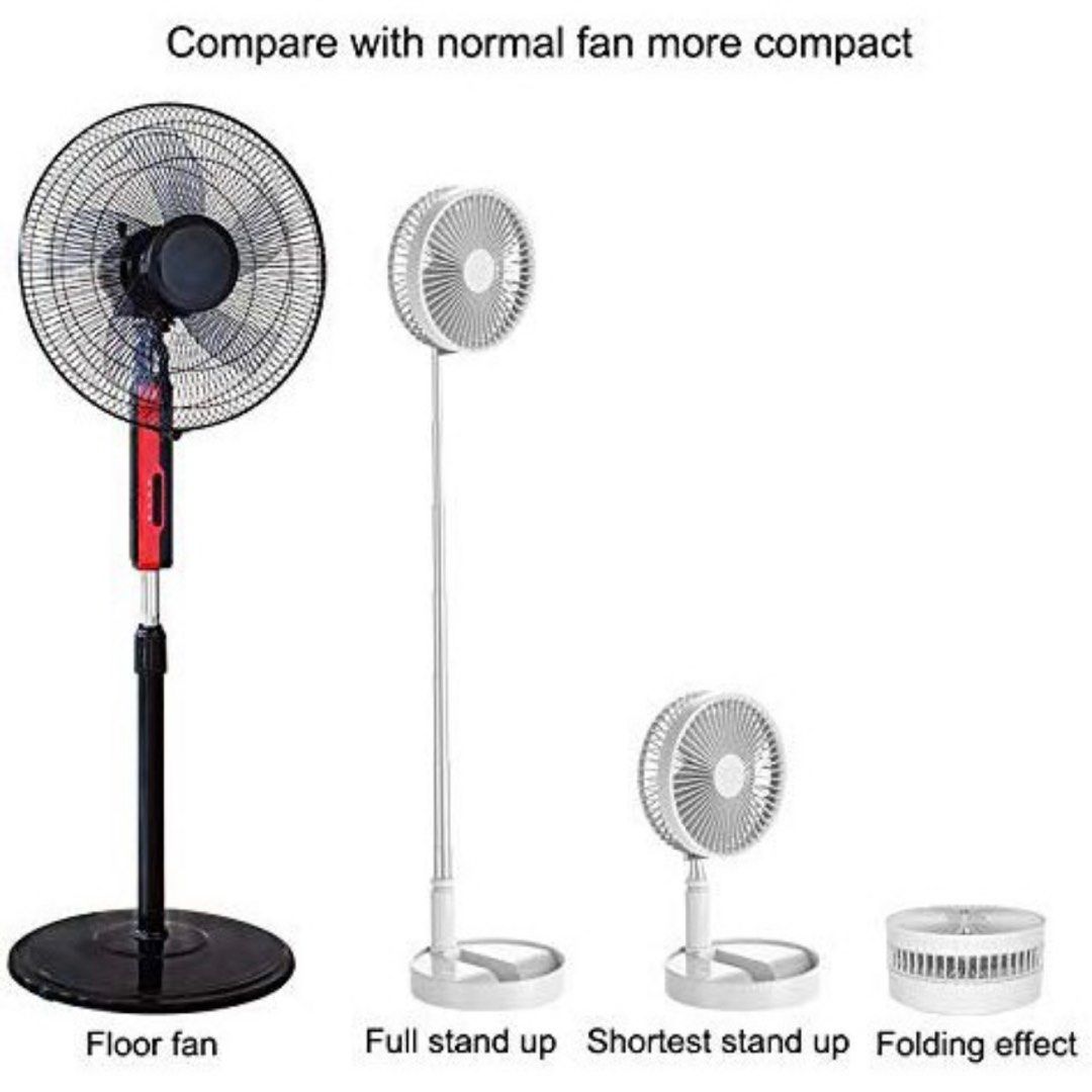 folding desk / stand fan, Furniture & Home Living, Lighting & Fans ...