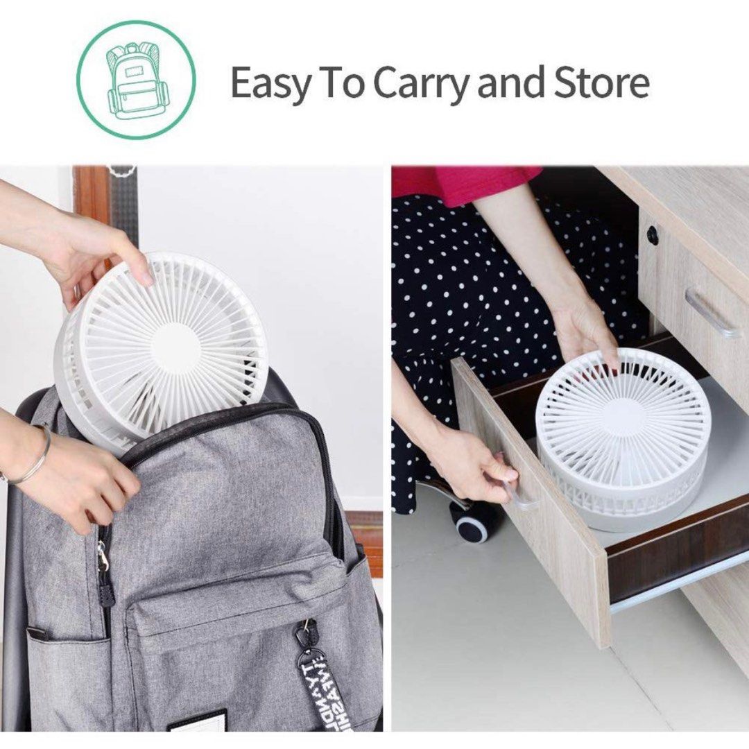 folding desk / stand fan, Furniture & Home Living, Lighting & Fans ...