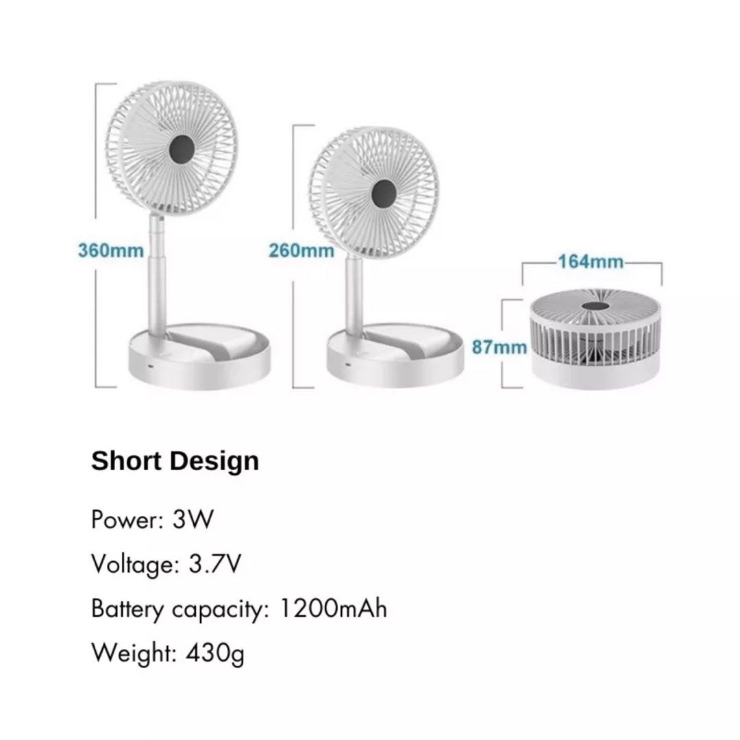 folding desk / stand fan, Furniture & Home Living, Lighting & Fans ...