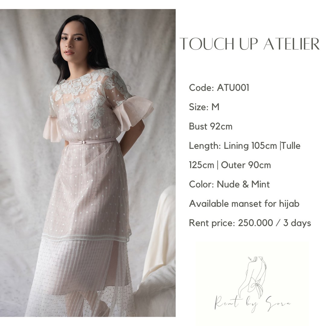 FOR RENT / SEWA / RENTAL DRESS KONDANGAN TOUCH UP ATELIER ATU001 ...