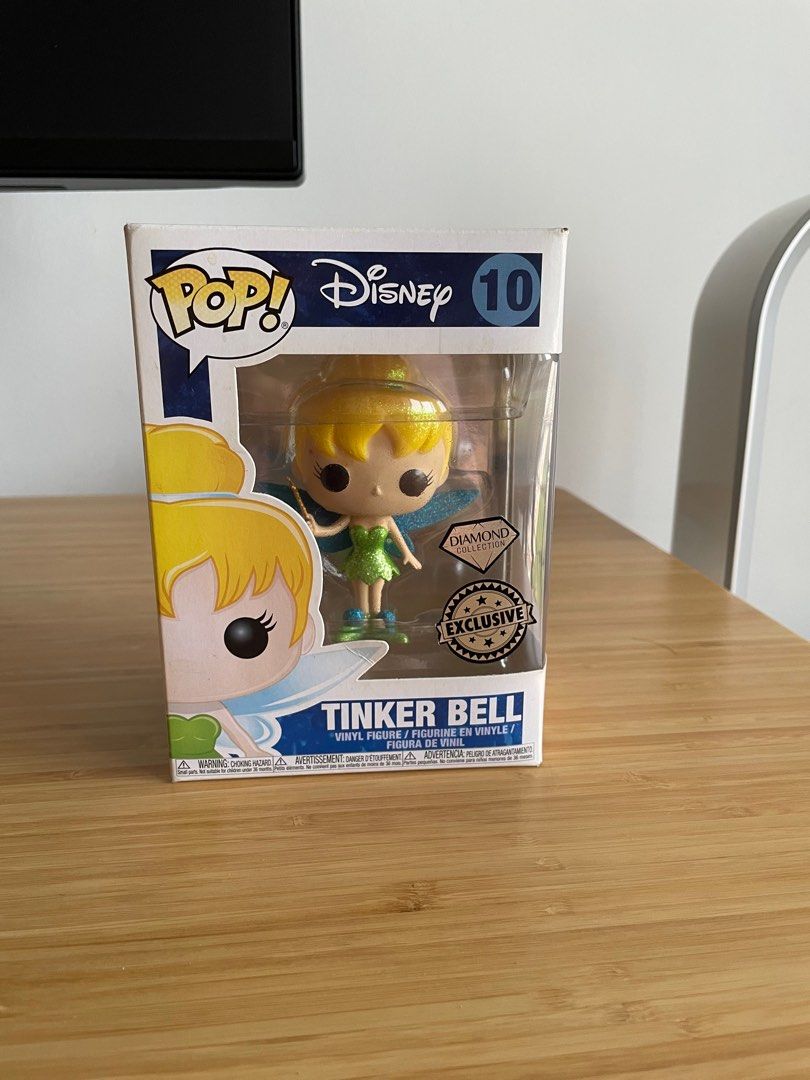 Funko Pop Disney 10 Tinker bell (diamond exclusive edition), Hobbies ...