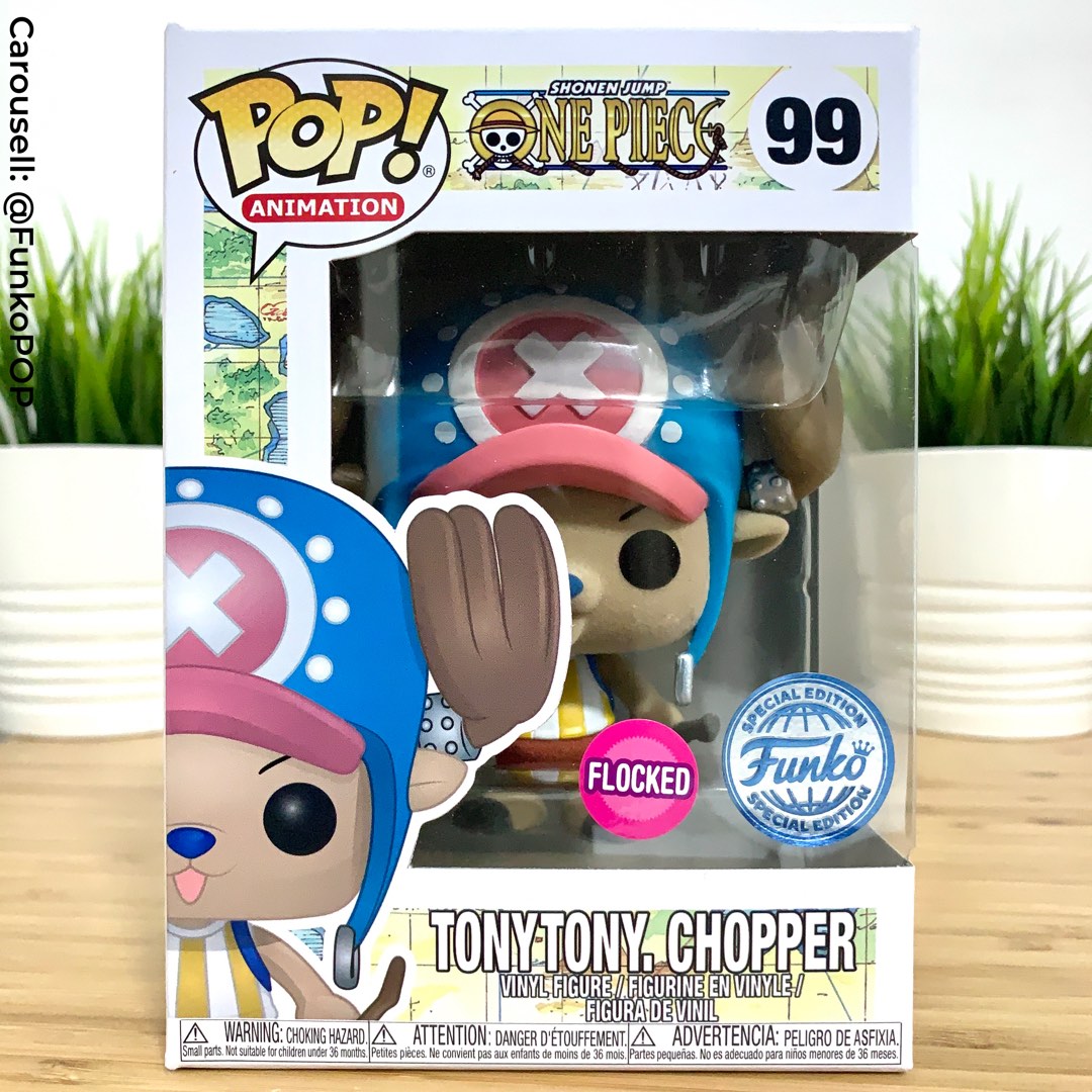 Funko Pop One Piece Tony Tony Flocked Chopper, Hobbies & Toys, Toys ...