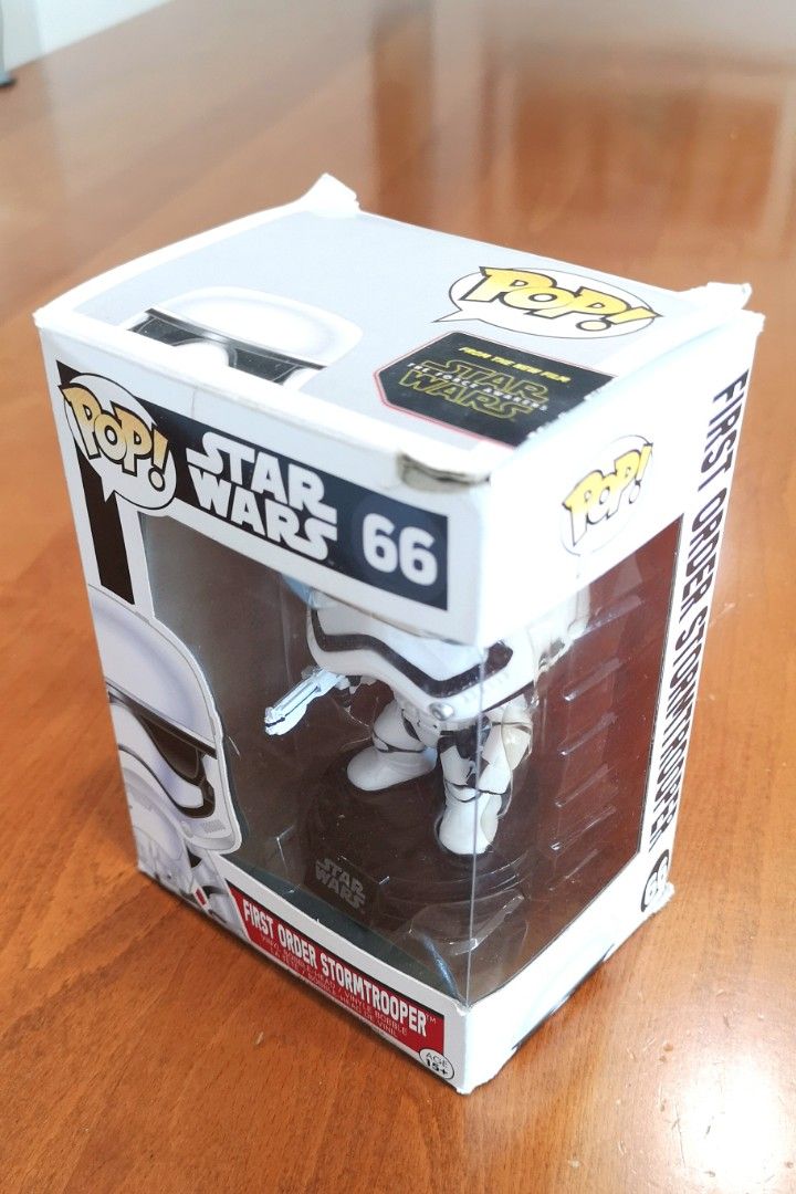 Funko Pop! Star Wars #66 First Order Stormtrooper, Hobbies & Toys ...