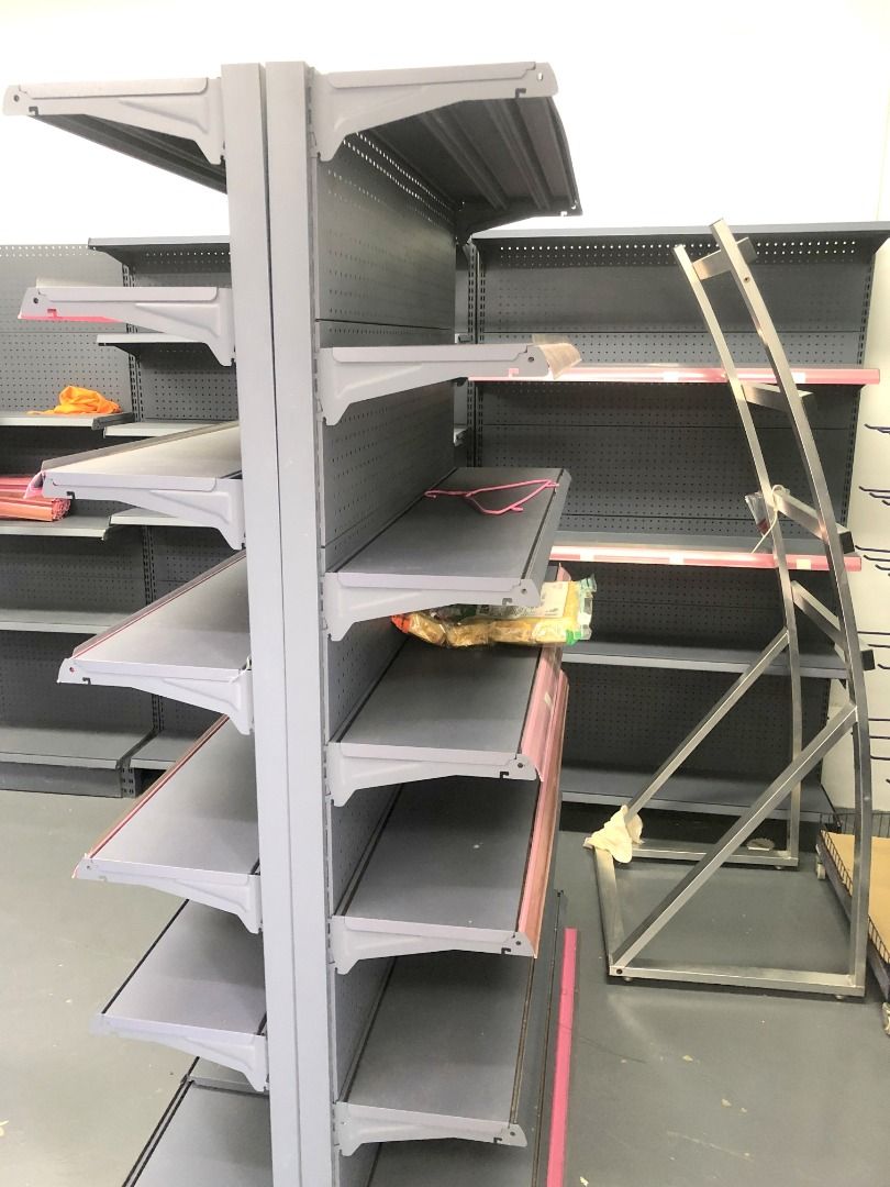 Cashier Counter | Gondola Shelving Rack | Supermarket Display Rack ...