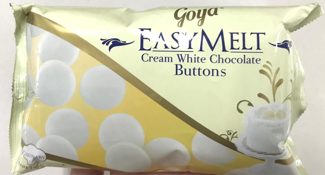 Goya Easy Melt Cream White Chocolate Buttons 180g Cake Baking on Carousell