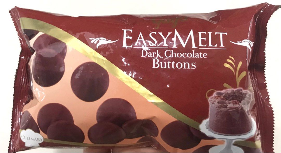 Goya Easy Melt Dark Chocolate Buttons 180g Cake Baking on Carousell