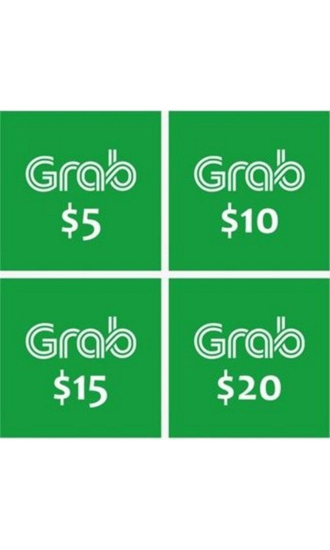 Grab 10/20$ transport voucher, Tickets & Vouchers, Vouchers on Carousell