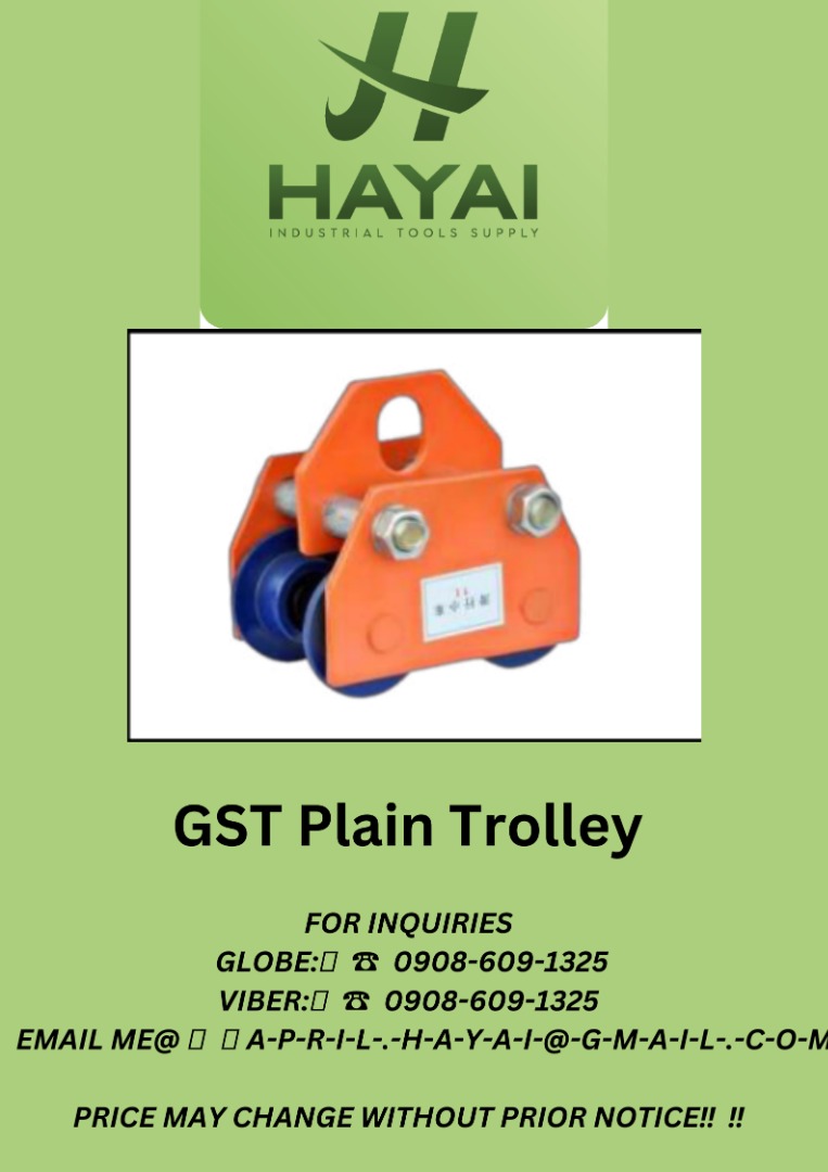 GST Plain Trolley, Commercial & Industrial, Construction Tools ...