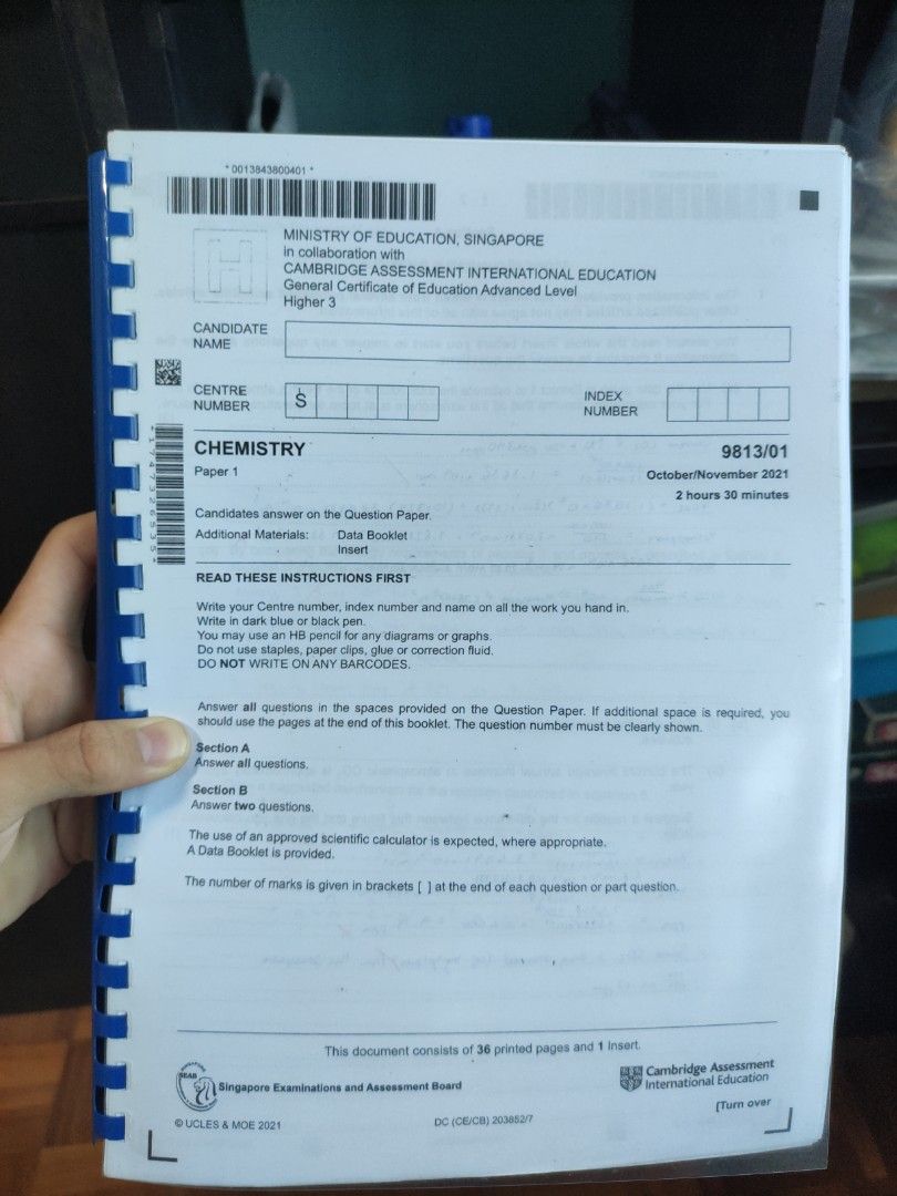 H3 Chemistry 2012-2021 TYS, Hobbies & Toys, Books & Magazines ...