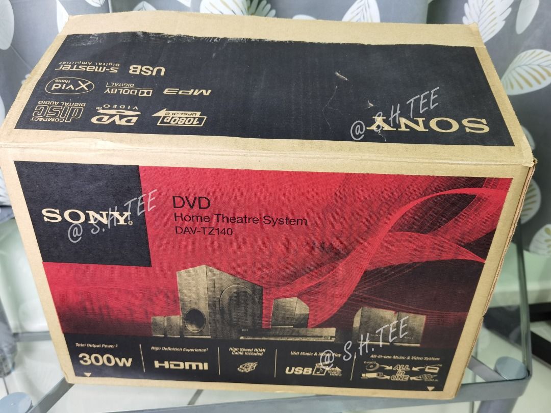 Home Theater Sony Dvd/CD with Speaker Subwoofer Amplifier, Audio ...