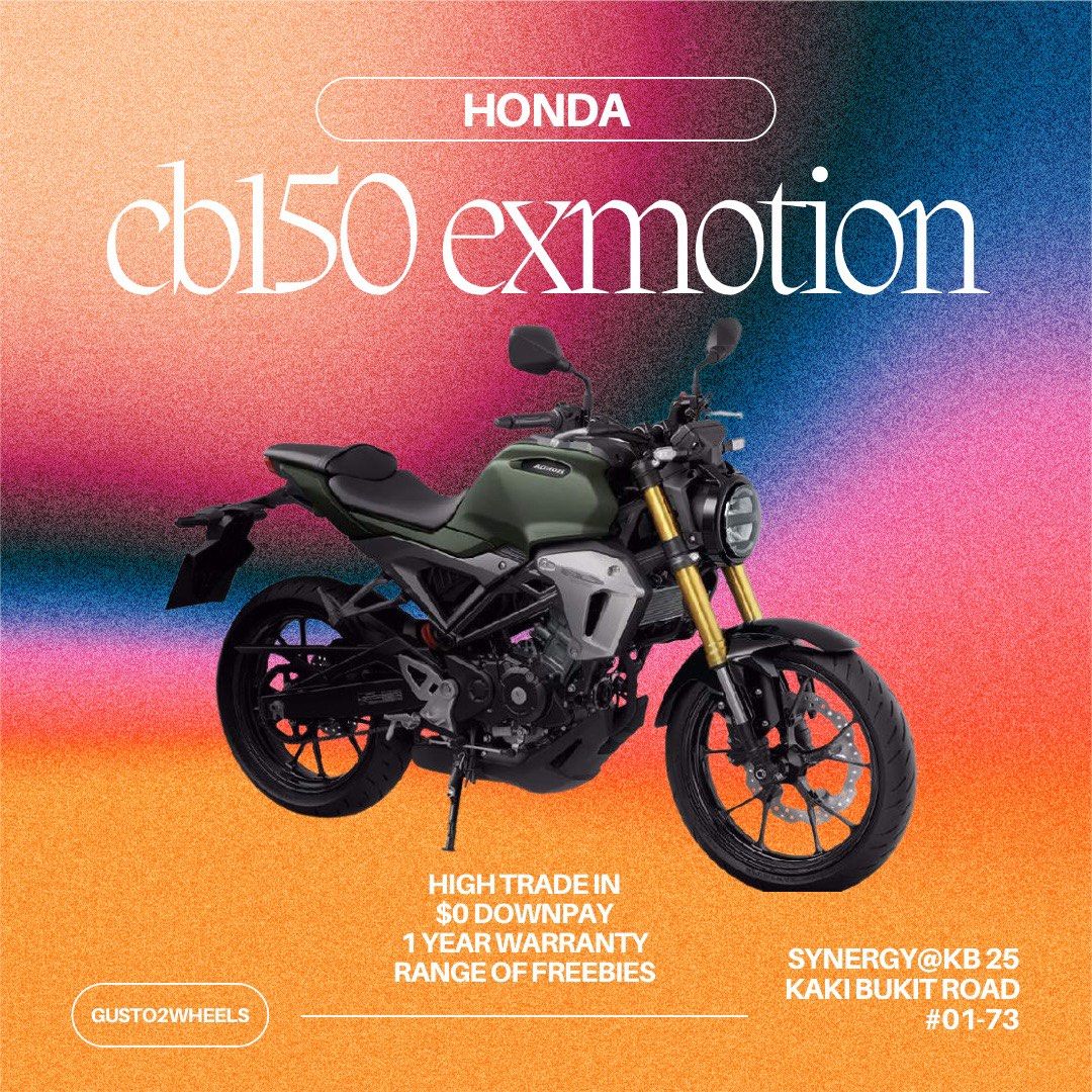 HONDA CB150 EXMOTION, Motorcycles, Motorcycles for Sale, Class 2B on ...