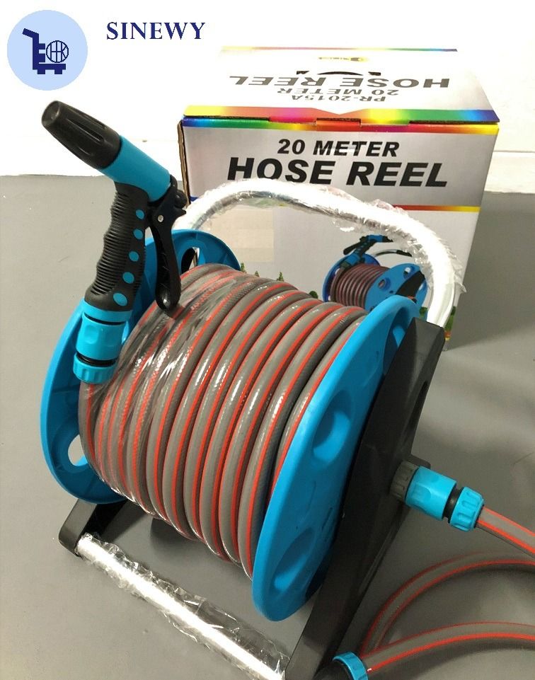 Hose Reel Set (10m to 50m Types), Furniture & Home Living, Gardening, Hose and Watering Devices ...