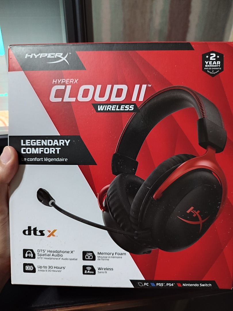 HyperX Cloud 2 Wireless Gaming Headset on Carousell