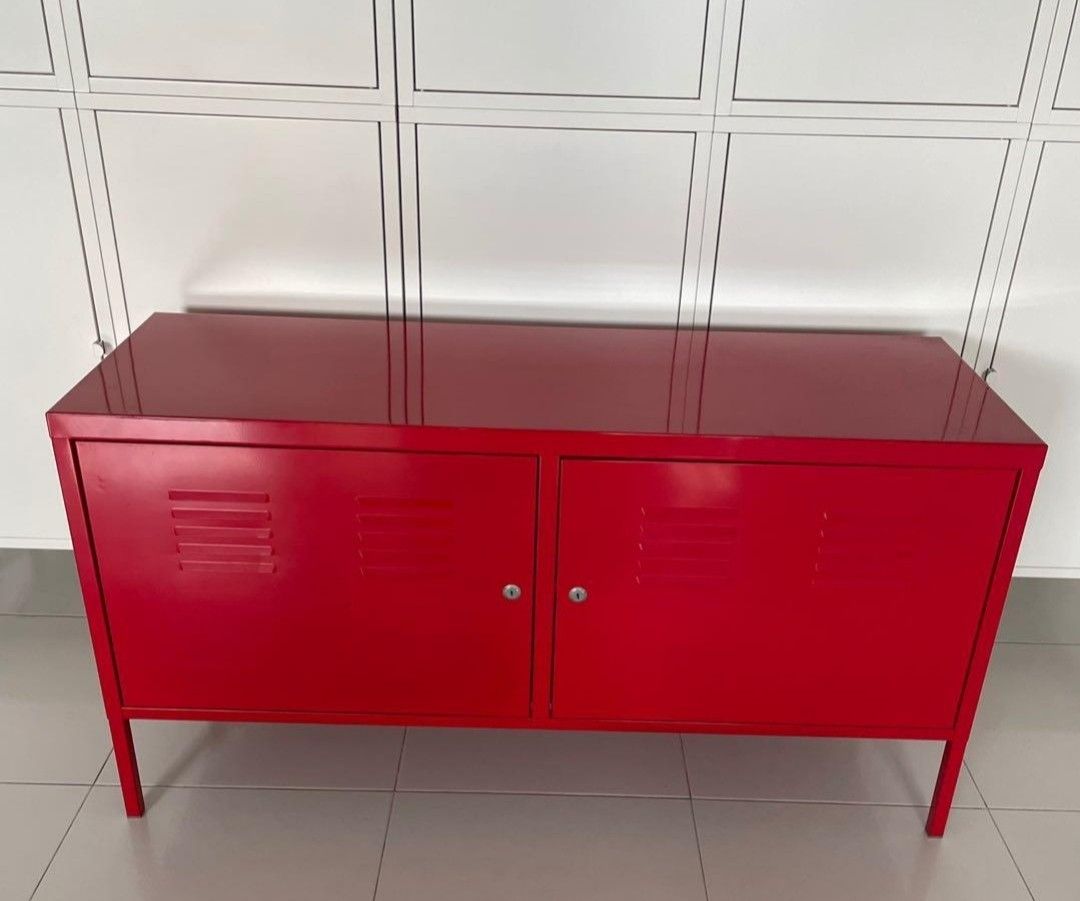 Ikea Red Cabinet, Furniture & Home Living, Furniture, Shelves, Cabinets ...
