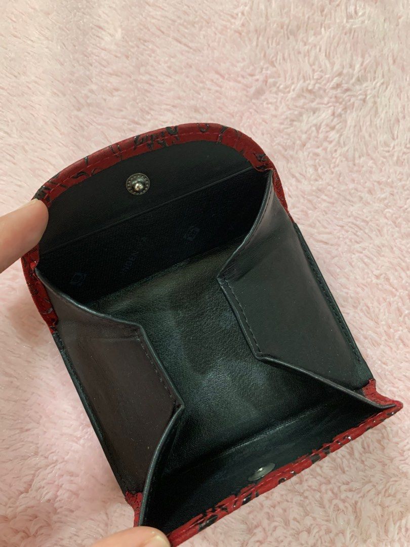 Inden-ya Deer Skin Compact Bifold Wallet, Women's Fashion, Bags ...