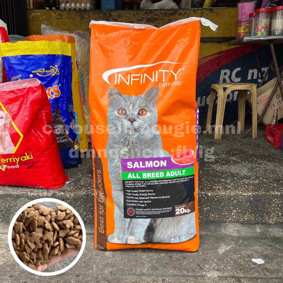 Infinity Catfood (Adult) [Salmon] Cat Dry Food - Repacked, Pet Supplies ...