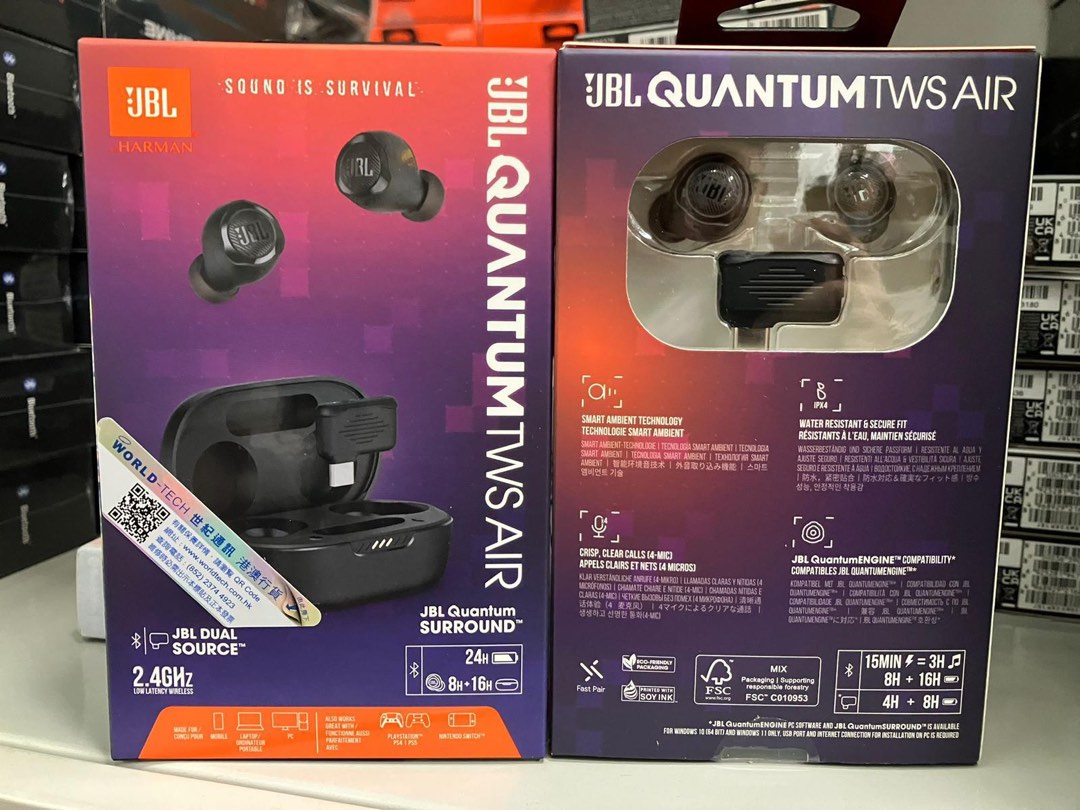 JBL Quantum TWS Air, 音響器材, 耳機 - Carousell