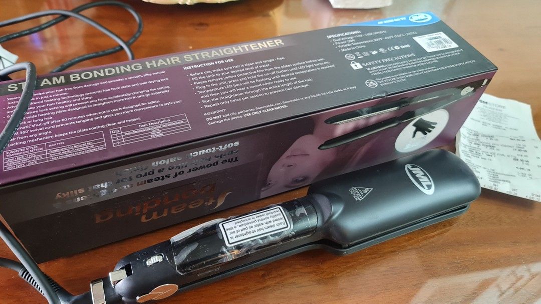 JML STEAM (Wet/dry) Hair Iron on Carousell