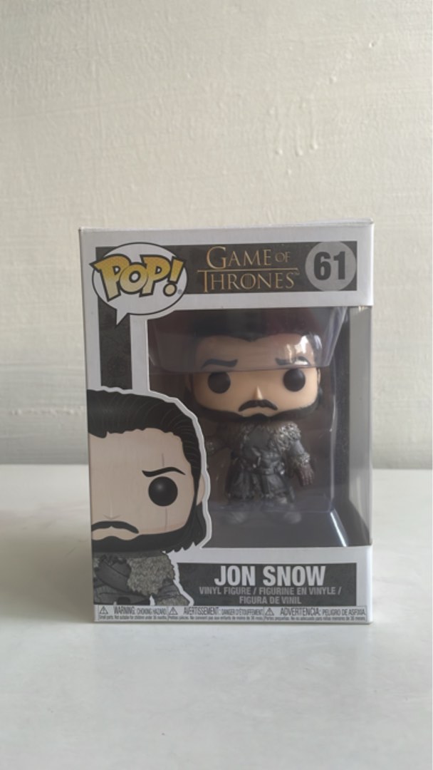 Funko Pop Jon Snow , Hobbies & Toys, Toys & Games on Carousell