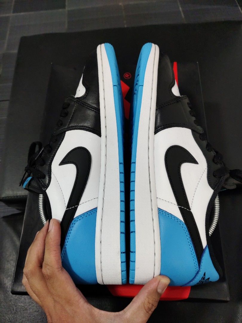 Jordan 1 low OG UNC "Powder Blue", Men's Fashion, Footwear, Sneakers on ...