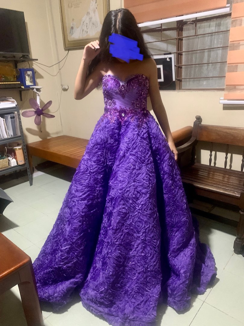 js prom/filipiniana gown for rent, Women's Fashion, Dresses & Sets ...
