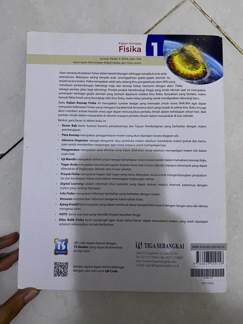 Kajian Konsep Fisika untuk Kelas X SMA dan MA on Carousell