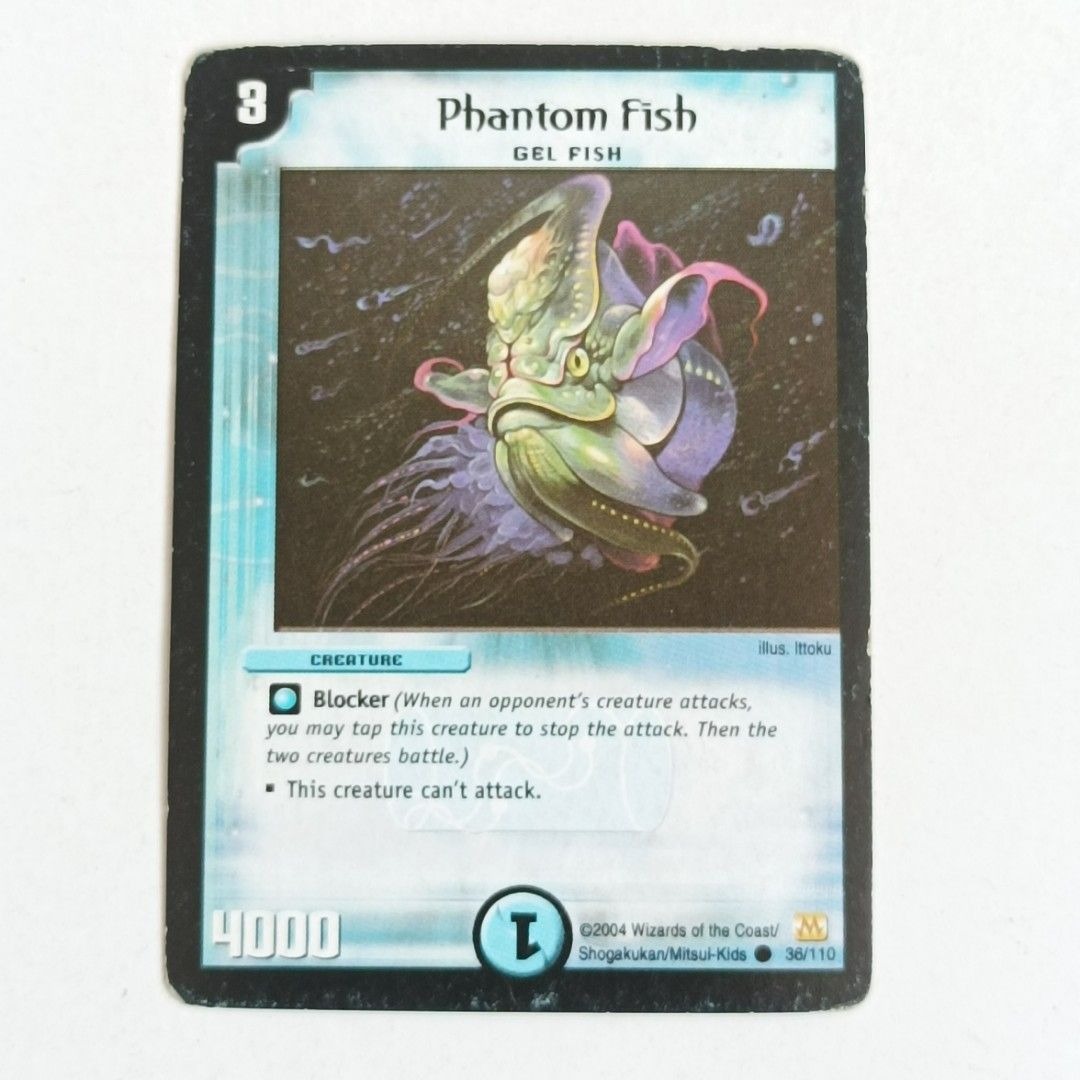 Kartu Duel Master - Phantom Fish - Gel Fish 36/110, Toys & Collectibles ...