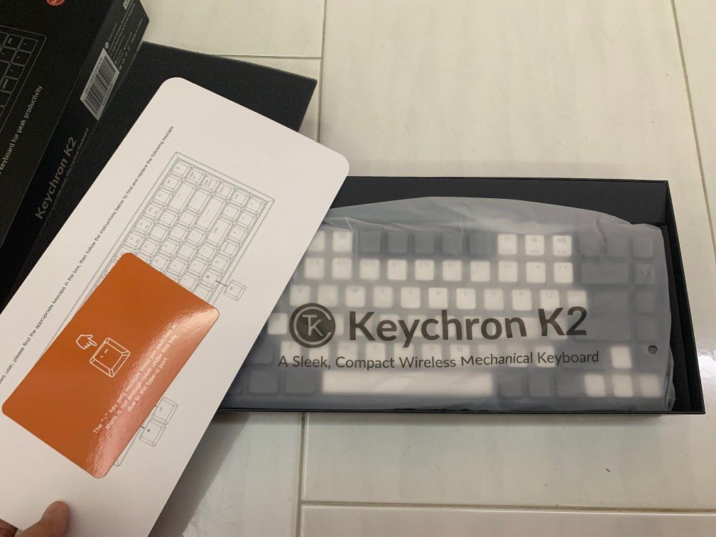Keychron K2 V2 Wireless Mechanical Keyboard, Computers & Tech, Parts ...