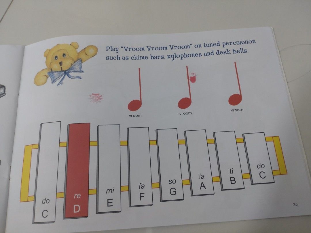 Kinder beat music book, Hobbies & Toys, Books & Magazines, Children's ...
