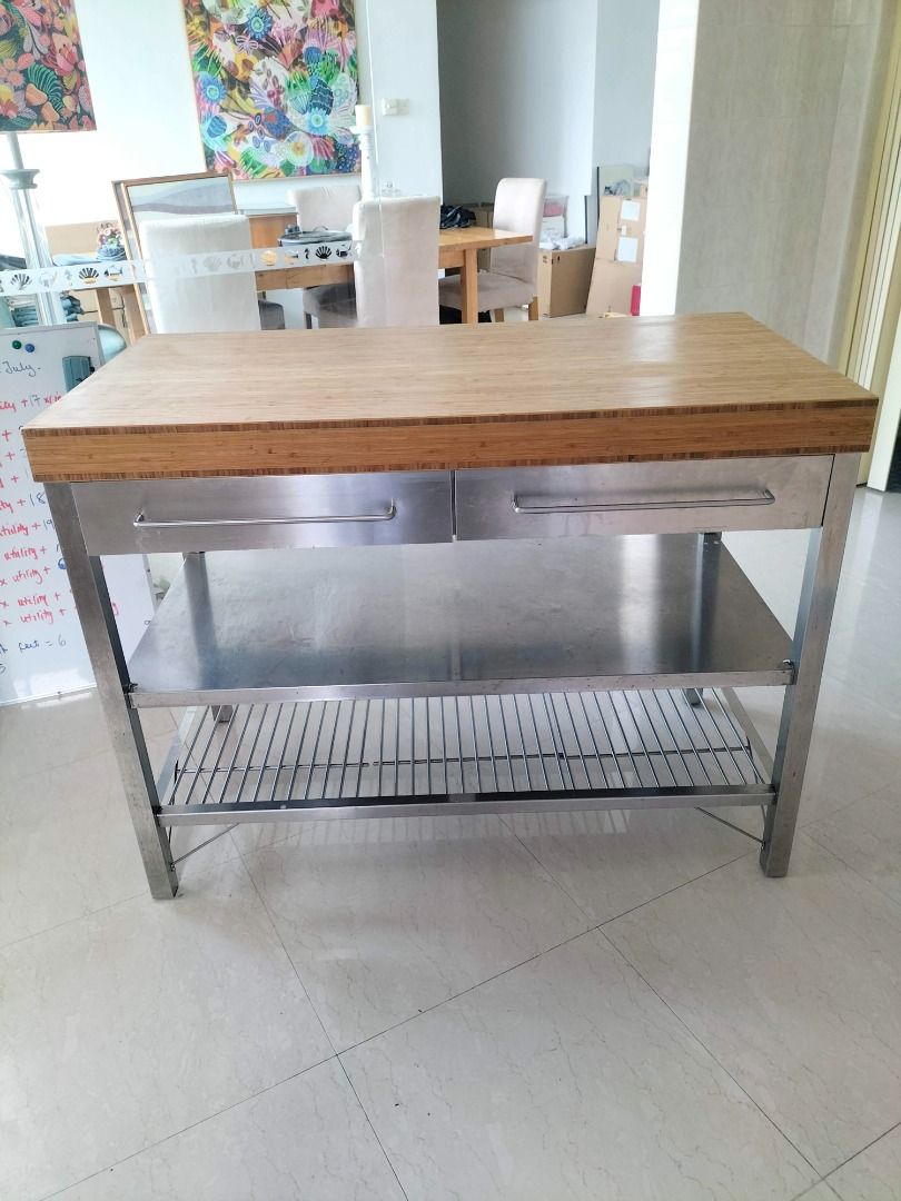 Kitchen Island/Kitchen work bench, Furniture & Home Living, Home Decor ...