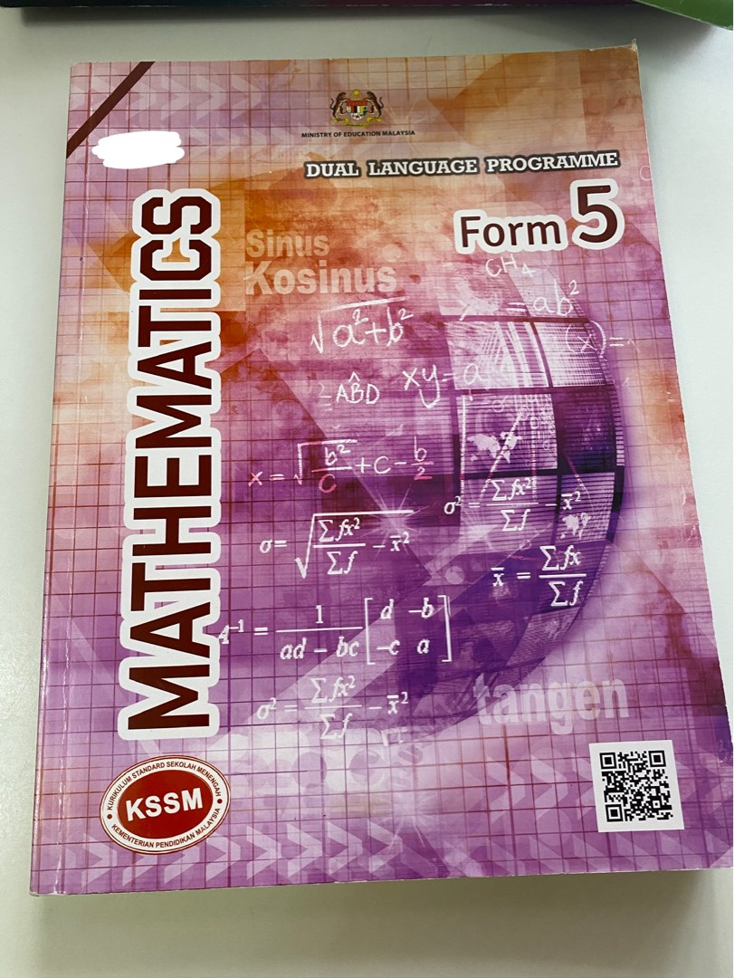KSSM MATHEMATICS FORM 5 TEXTBOOK SPM, Hobbies & Toys, Books & Magazines ...