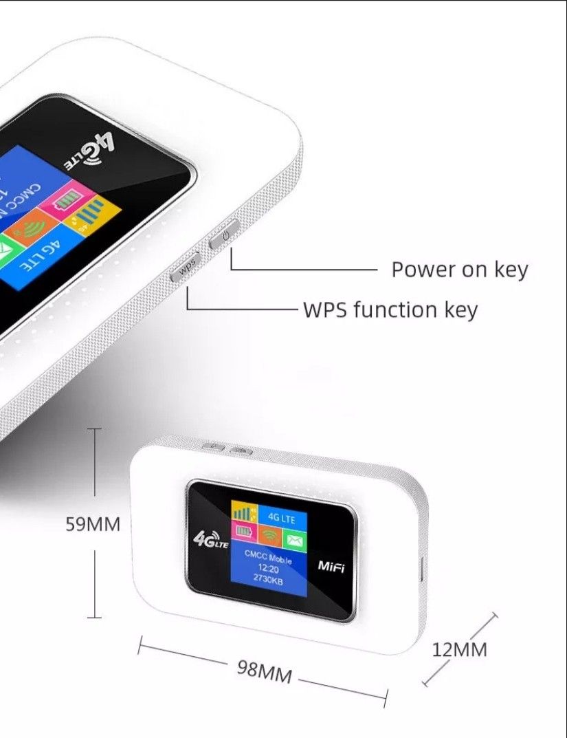 LCD display SIM card wifi router for Simba and all SIM card, Computers ...