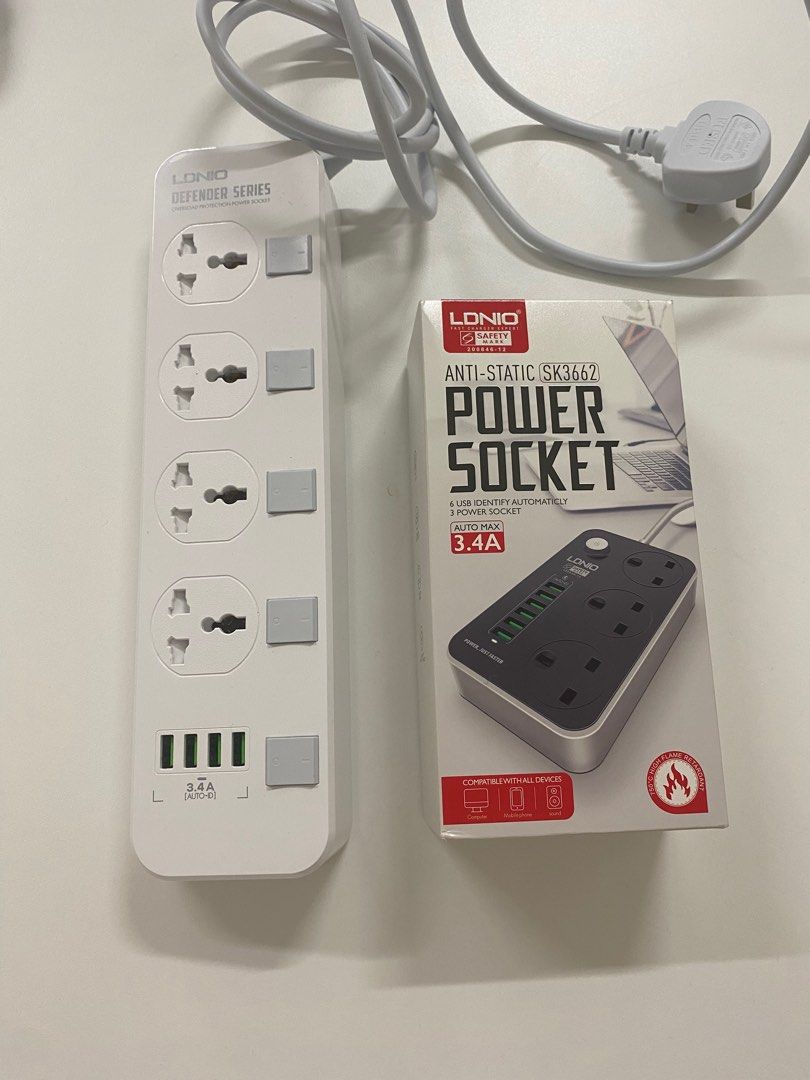 LDNIO power socket adapter, TV & Home Appliances, Electrical, Adaptors ...