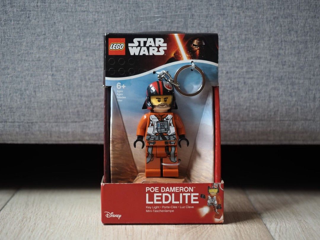 LEGO Star Wars Poe Cameron LEDLITE (LED light keychain), Hobbies & Toys ...