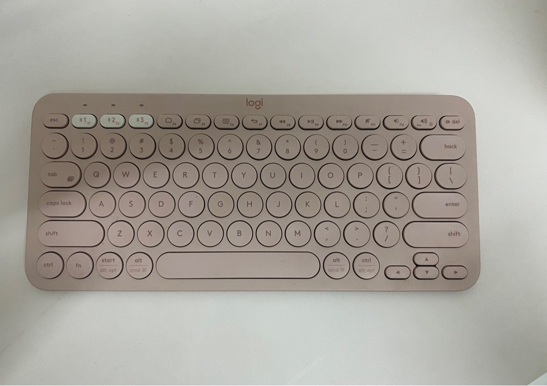 Logi Keyboard (pink), Computers & Tech, Parts & Accessories, Computer ...
