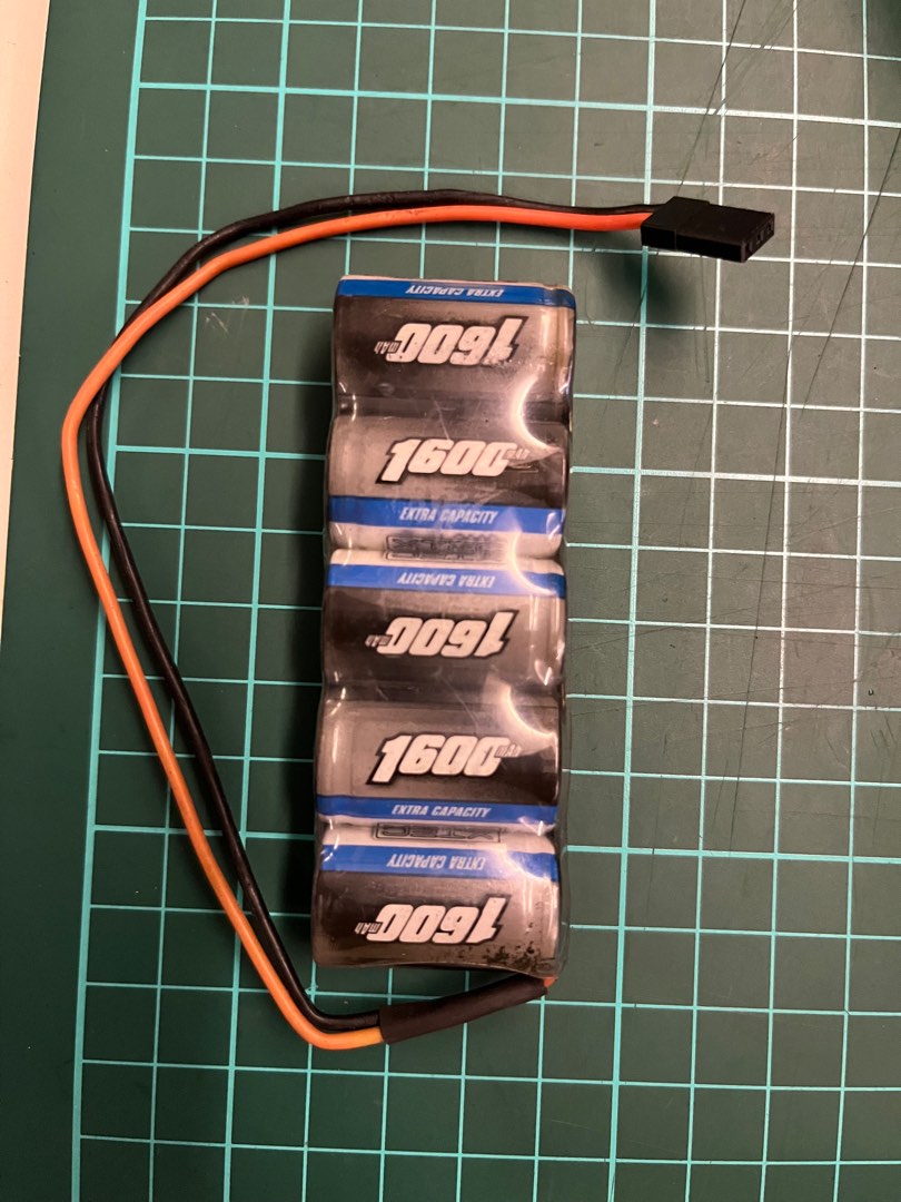 LRP 1600mah Nimh 6V receiver battery not tamiya kyosho xray infinity ...