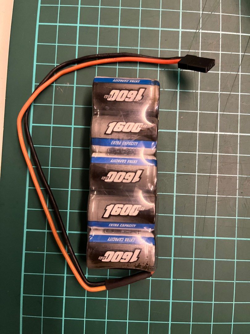 LRP 1600mah Nimh 6V receiver battery not tamiya kyosho xray infinity ...