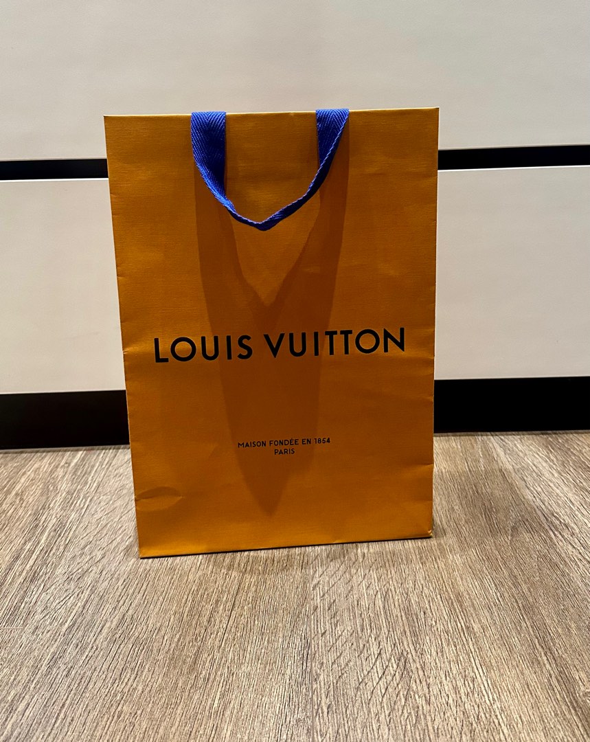 LV paper bag, Luxury, Bags & Wallets on Carousell