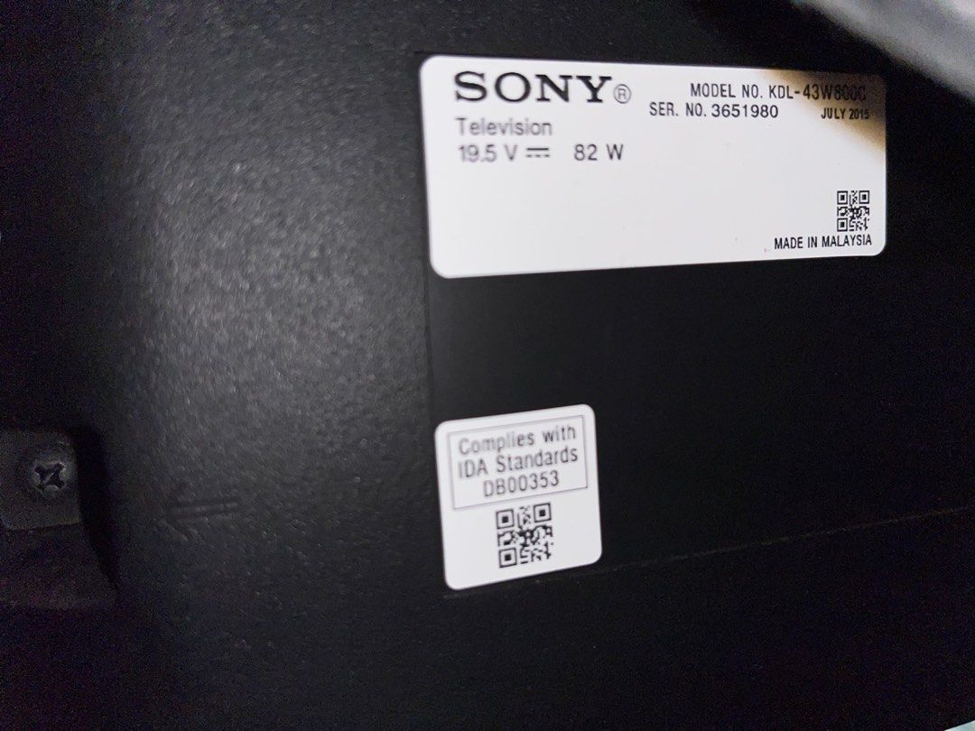 Sony Bravia Smart TV 43 Inch LED Full HD (KDL-43W800C) with Minor ...