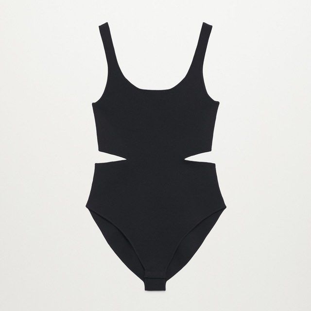 MANGO Bodysuit With Side Slits, Women's Fashion, Tops, Other Tops on ...