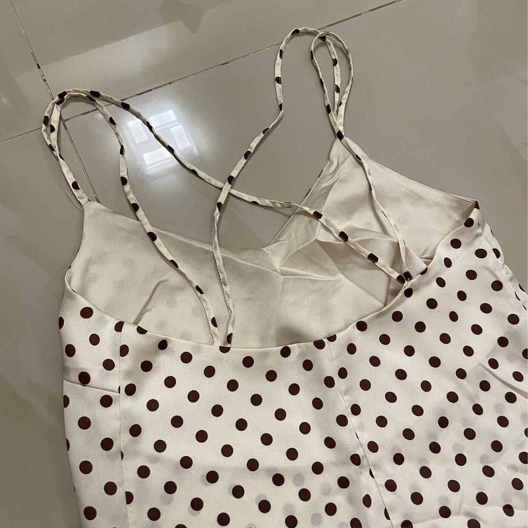 Mango polka dot dress, Women's Fashion, Dresses & Sets, Dresses on ...