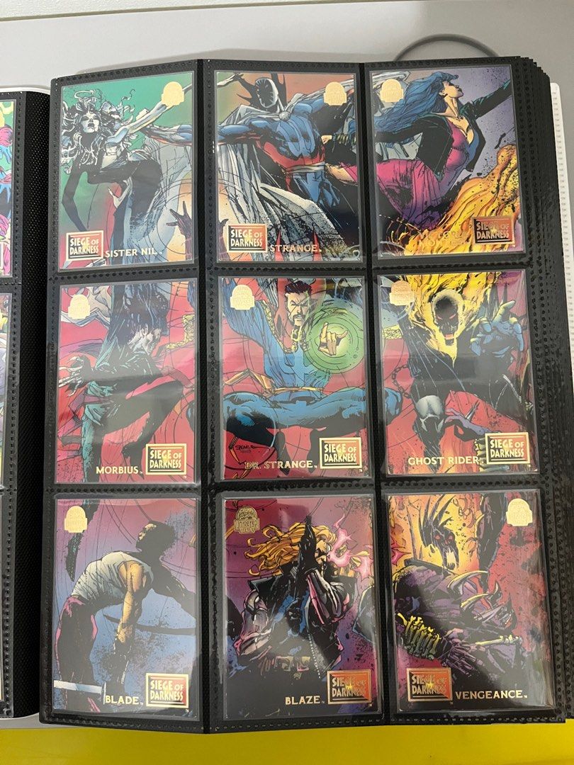 Marvel Set 1994 (Complete 200 cards+Power Blast+Suspended Animation ...