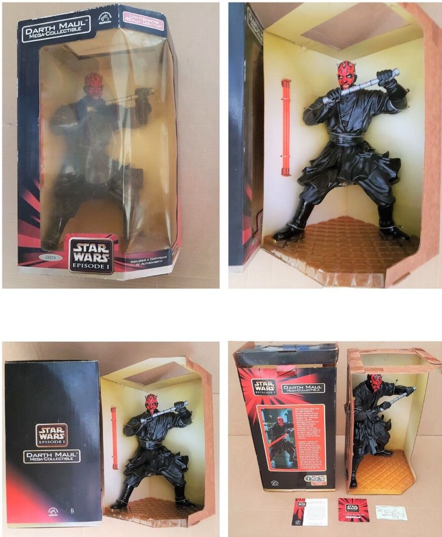 Mega-Collectible, Darth Maul 12 inches Action Figure, Vintage Star Wars ...