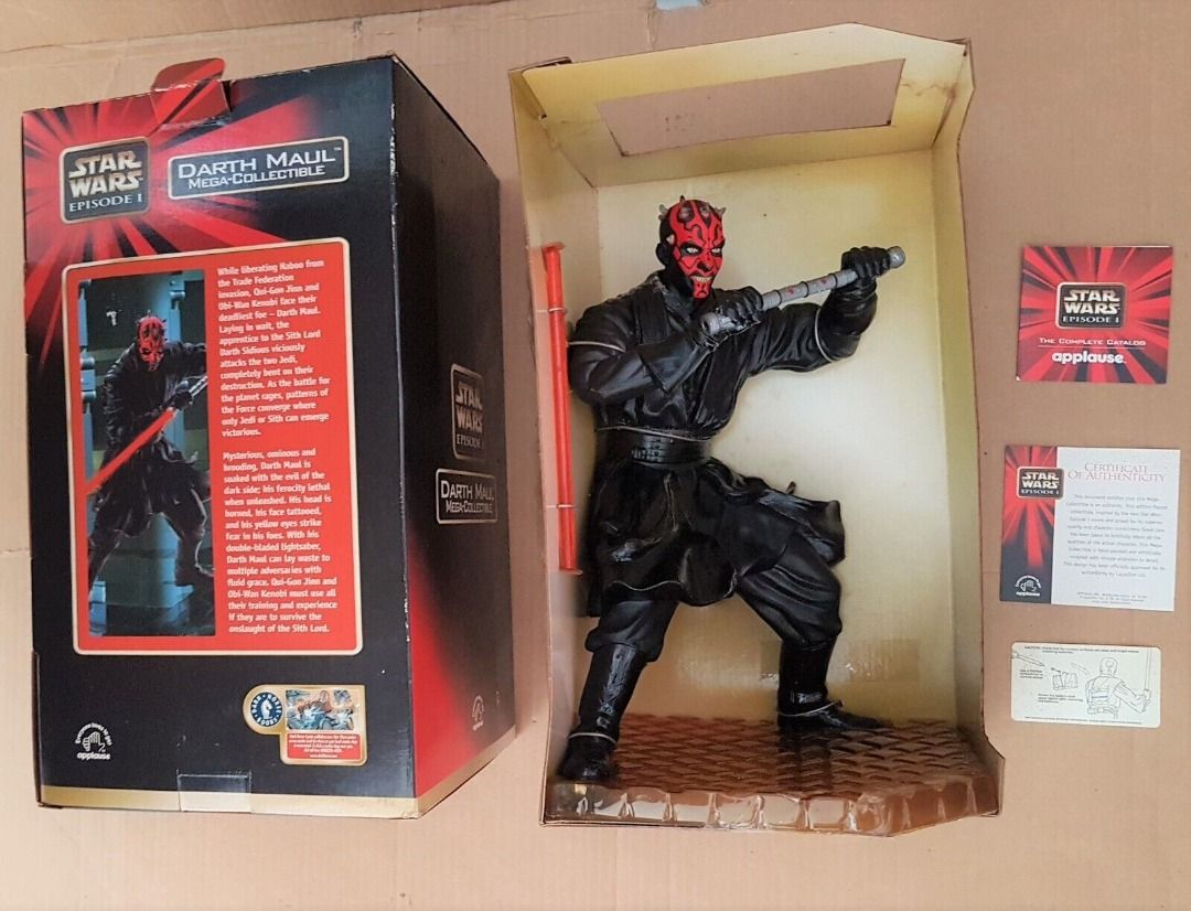 Mega-Collectible, Darth Maul 12 inches Action Figure, Vintage Star Wars ...