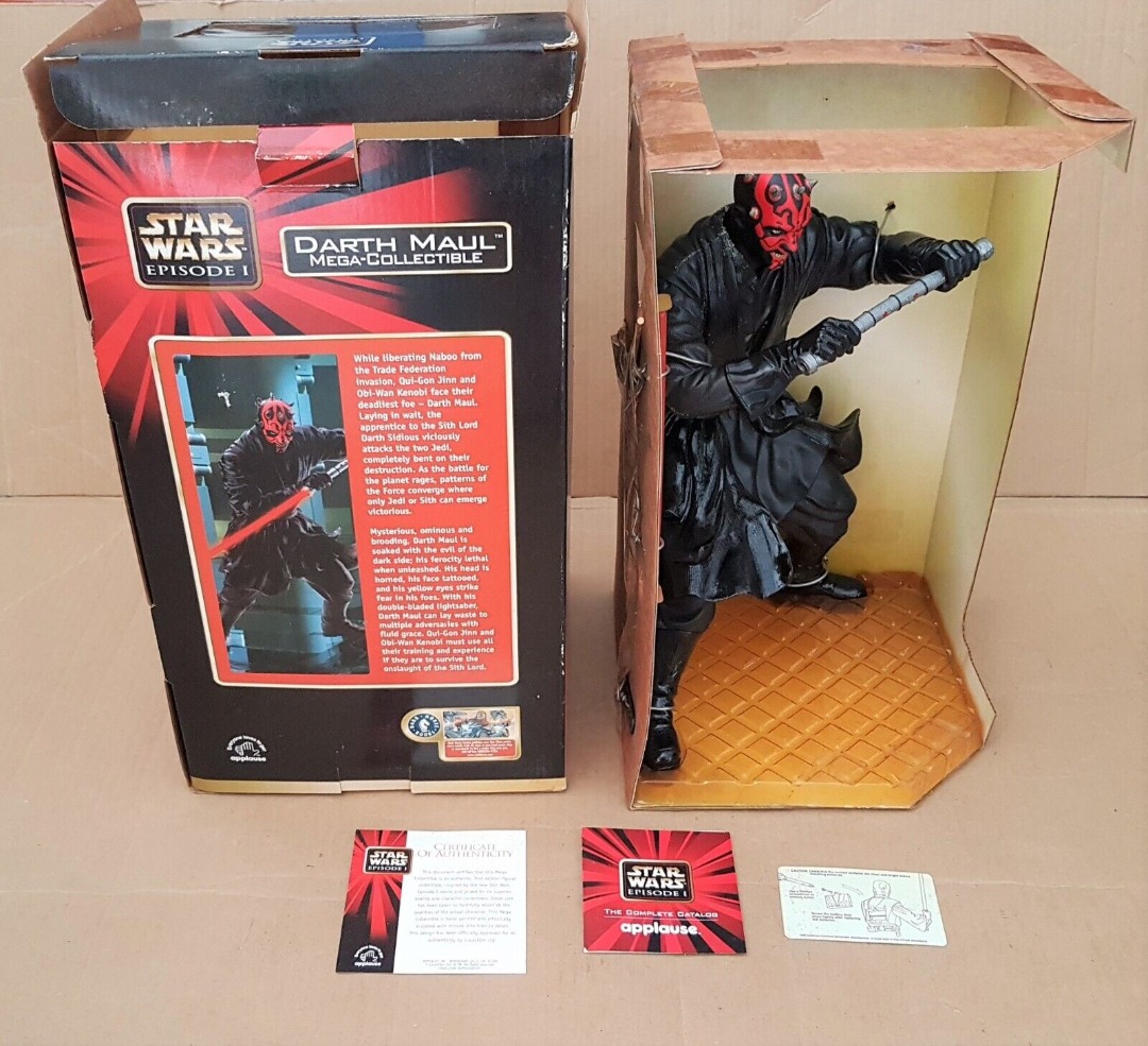 Mega-Collectible, Darth Maul 12 inches Action Figure, Vintage Star Wars ...