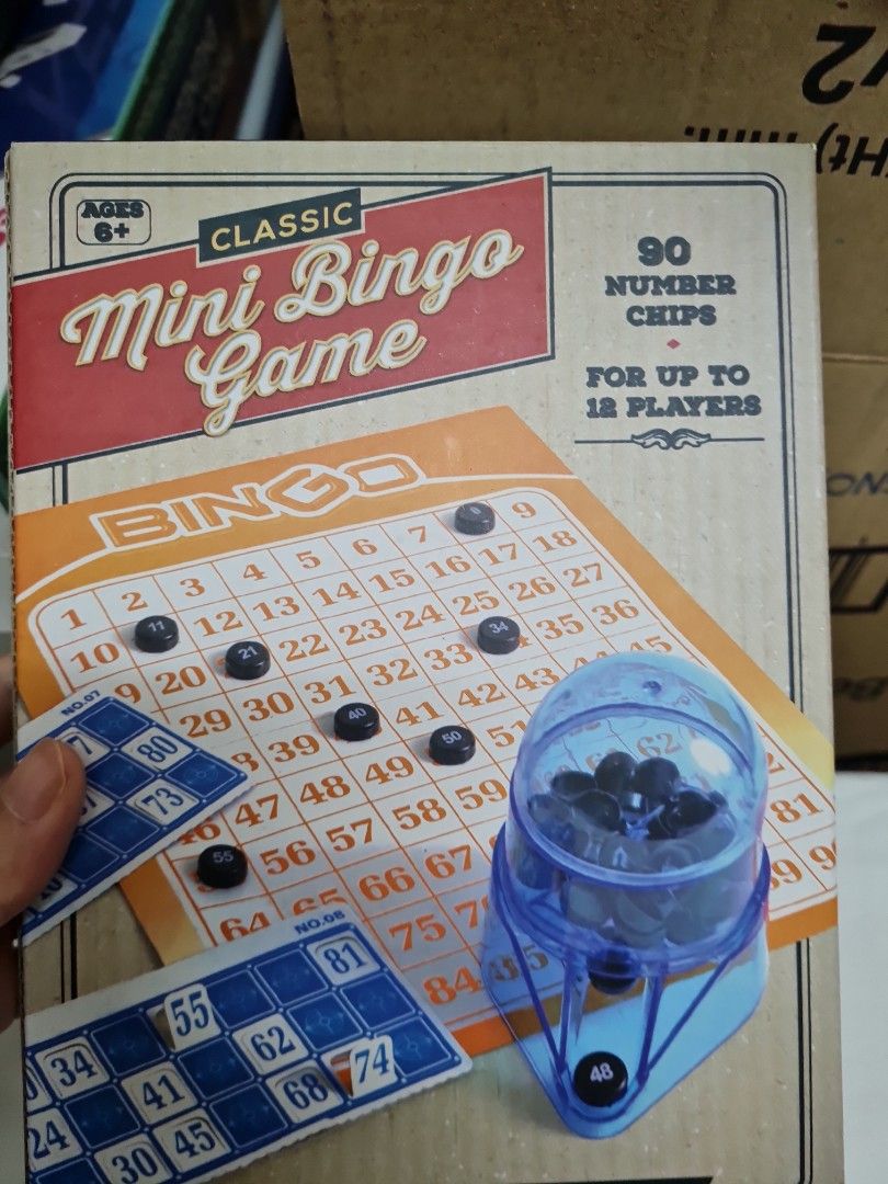 Mini bingo game, Hobbies & Toys, Toys & Games on Carousell